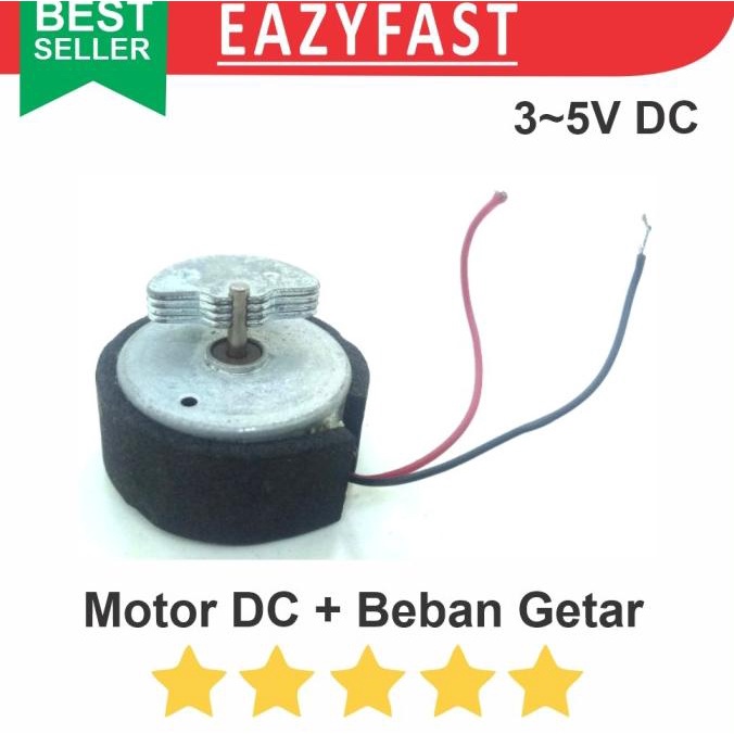 Jual Motor Dinamo DC Mini DVD CD 5V 3V Mainan + Vibrator Getar Bekas ...