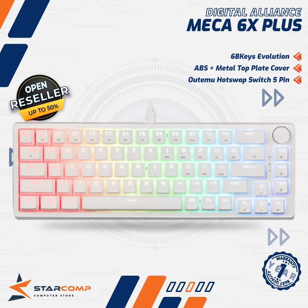 Jual Digital Alliance Gaming Keyboard DA Meca 6X Plus Keyboard Gaming | Shopee Indonesia