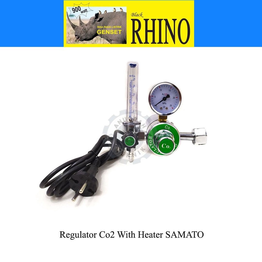 Jual Regulator CO2 With Heater / Regulator CO / CO2 Heater Regulator ...
