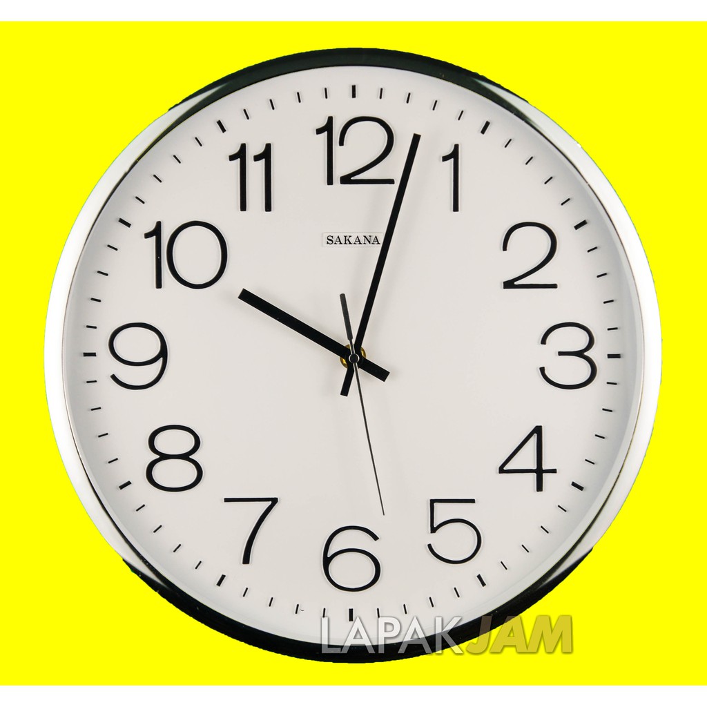 Jual JAM DINDING DIAMETER 32 CM MERK SAKANA 081 Indonesia|Shopee Indonesia