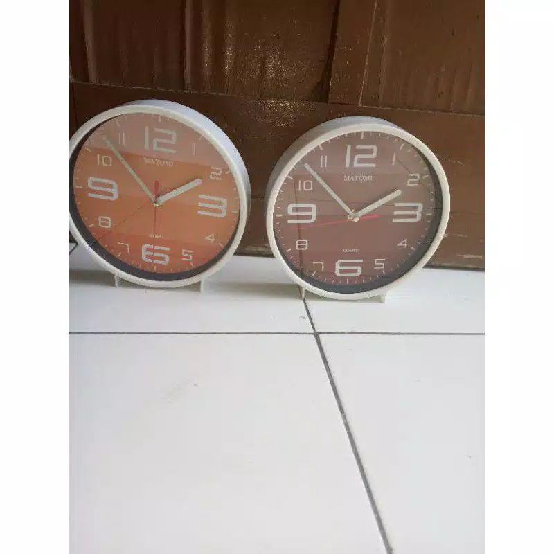Jual jam dinding dan jam duduk polos warna Indonesia|Shopee Indonesia