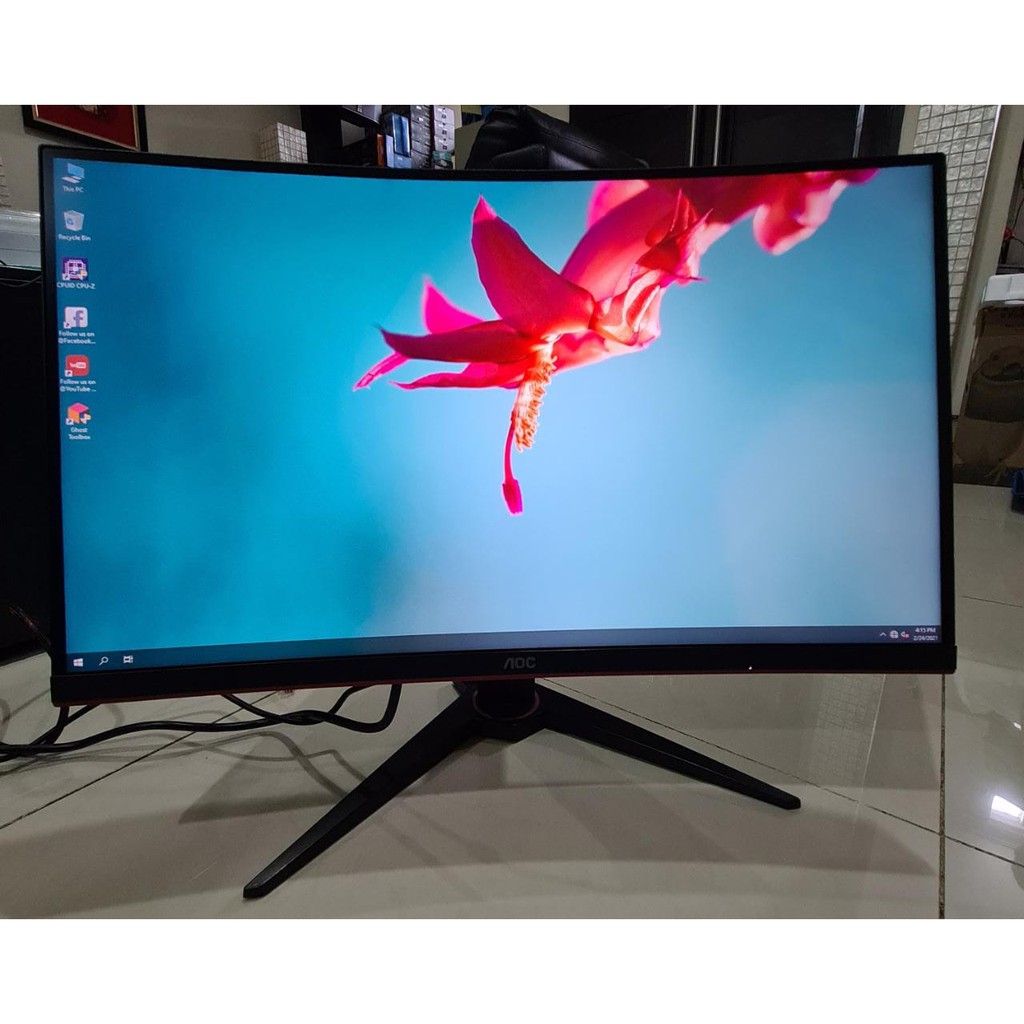 Jual MONITOR AOC CURVE C27G1 27 INCH SECOND | Shopee Indonesia