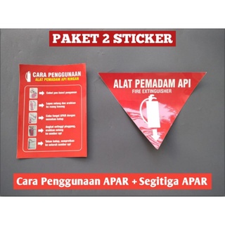 Jual Stiker Segitiga Tanda APAR dan Cara Penggunaan APAR (Alat Pemadam ...