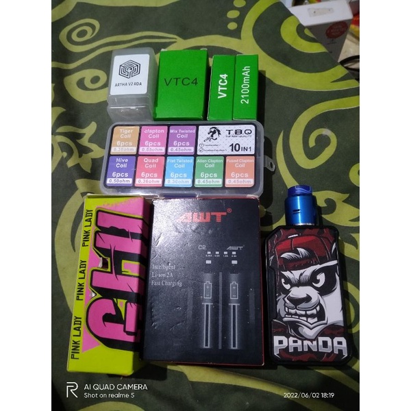 Jual dovpo panda carbon PSK RDA Artha V2 BC(bestclone) | Shopee Indonesia