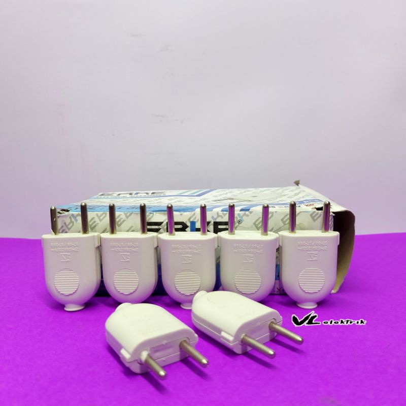 Jual STEKER GEPENG PUTIH /COLOKAN LISTRIK GEPENG | Shopee Indonesia