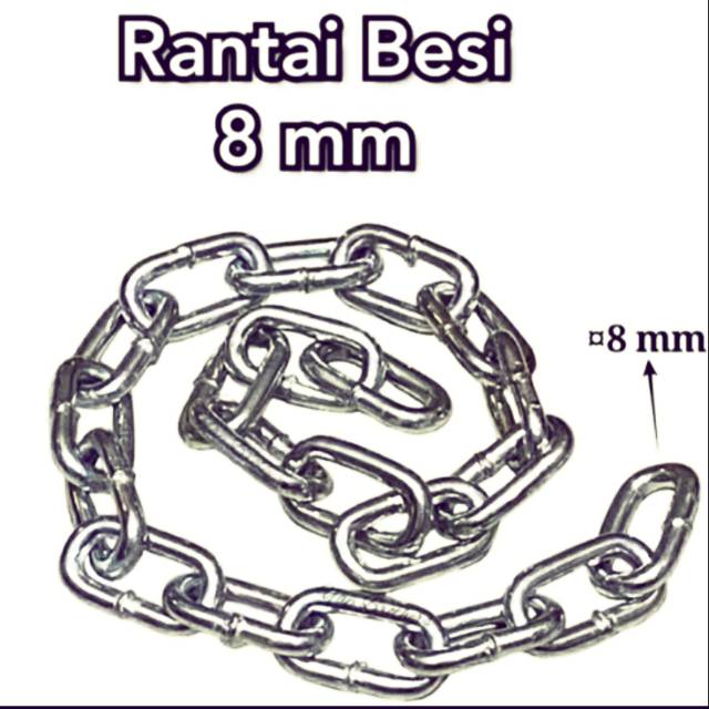 Jual Rantai Besi 8mm Pagar Garasi Kapal | Shopee Indonesia