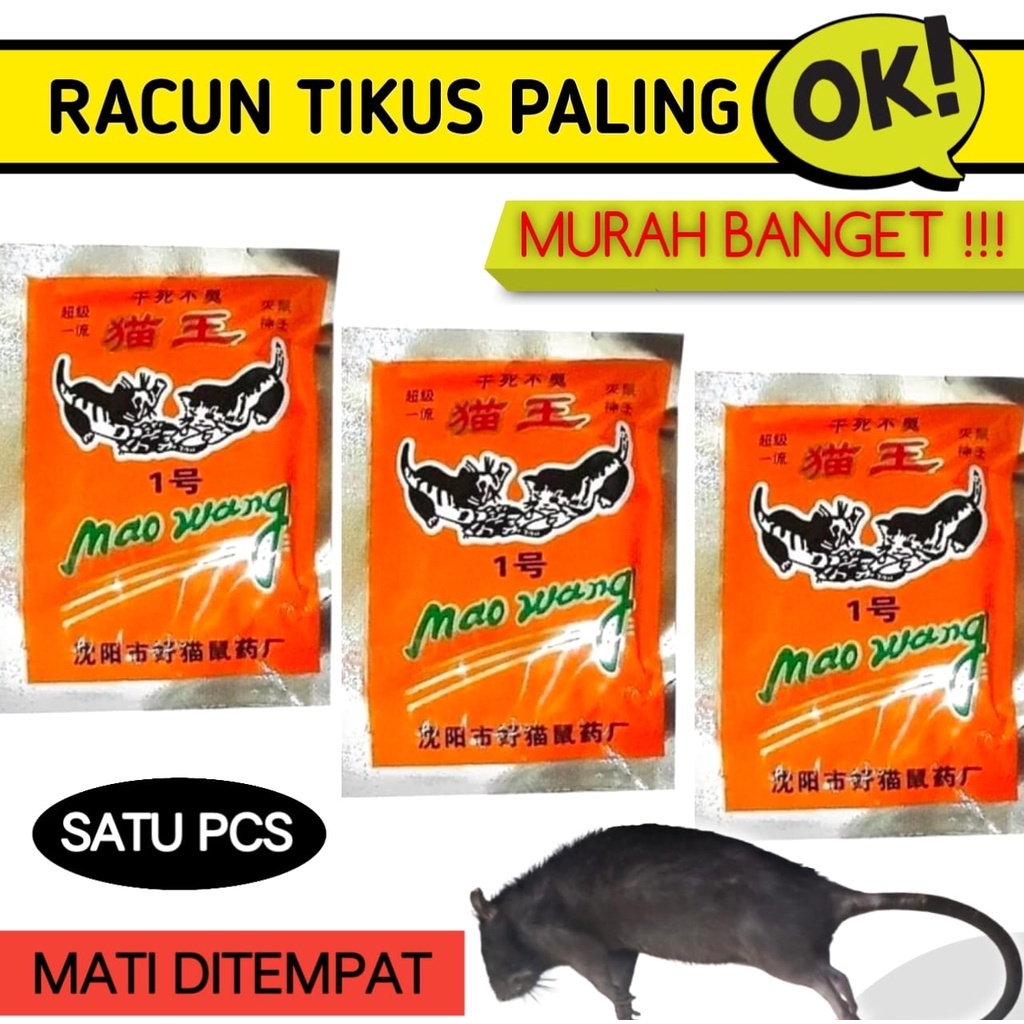 Jual RACUN TIKUS MAO WANG ORIGINAL 100% ASLI | Shopee Indonesia