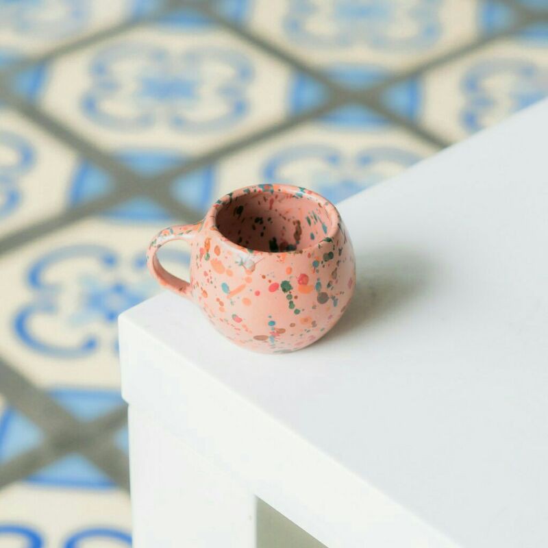 Jual Kaloka Pottery Wave Multi Rose Tan | Shopee Indonesia