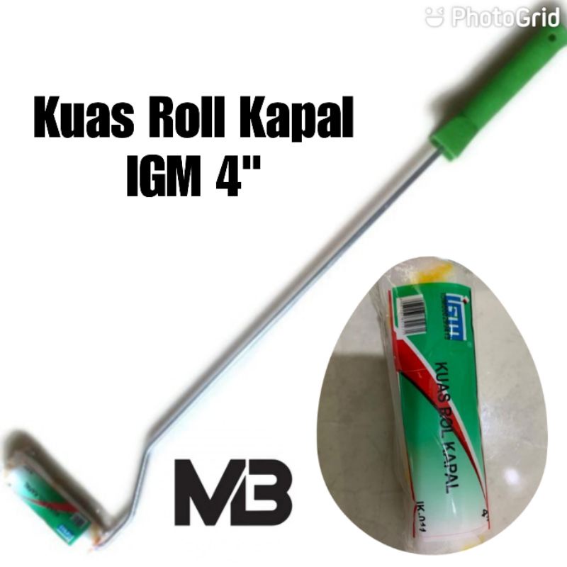 Jual Kuas Roll Kapal 4" l Roll Cat Minyak Tembok | Shopee Indonesia