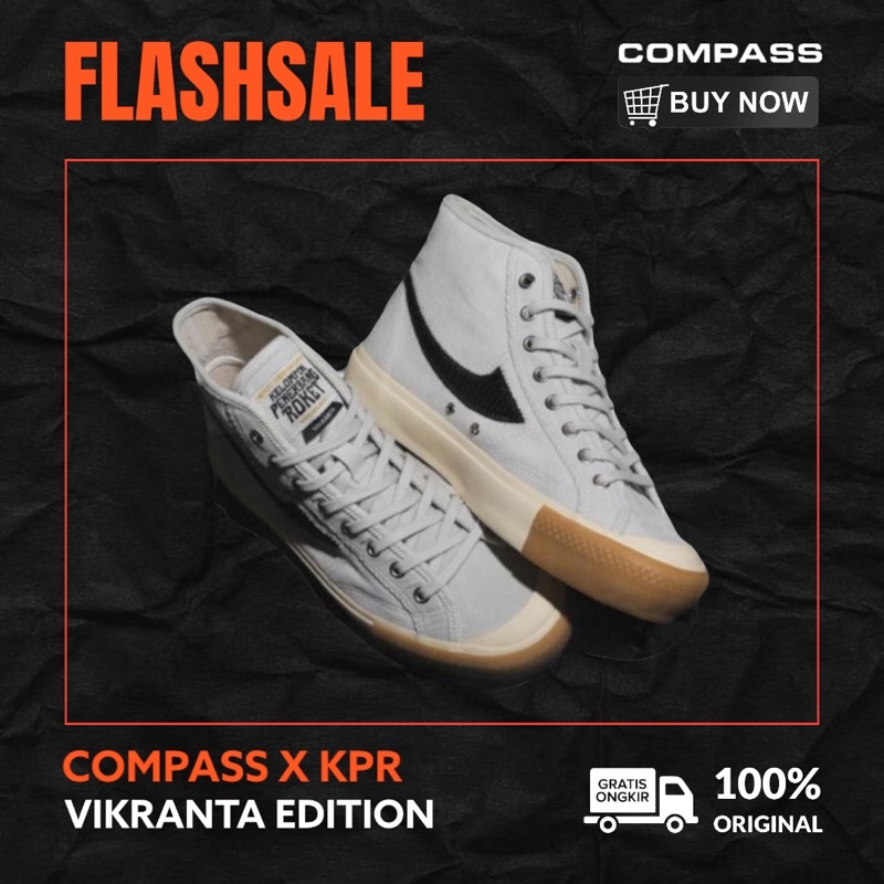 Jual Sepatu Compass High Collaboration with Kelompok penerbang Roket ...