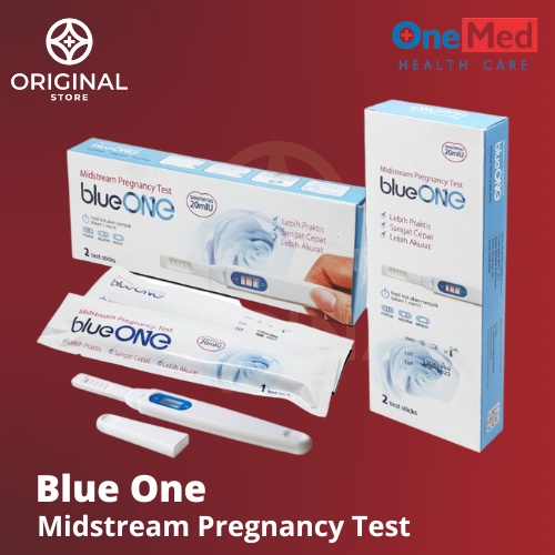 Jual Onemed BlueOne Blue One Test Pack Hamil Alat Tes Kehamilan ...