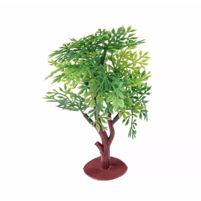 Jual Miniatur Pohon Hijau tinggi 9cm untuk Hiasan Rumah Boneka - Maket ...