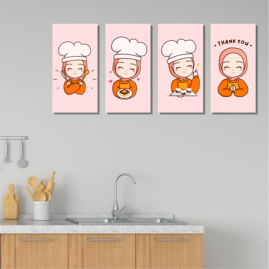 Jual Hiasan Dinding Ruang Makan Aesthetic Walldecor Pajangan Dinding ...