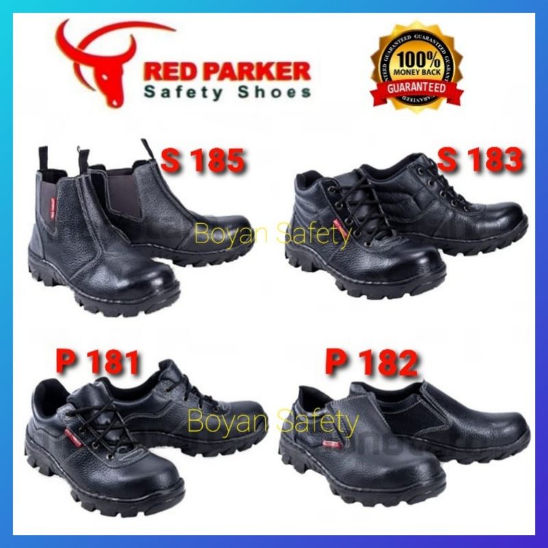 Jual Sepatu Safety Red Parker Original Safety Shoes | Shopee Indonesia