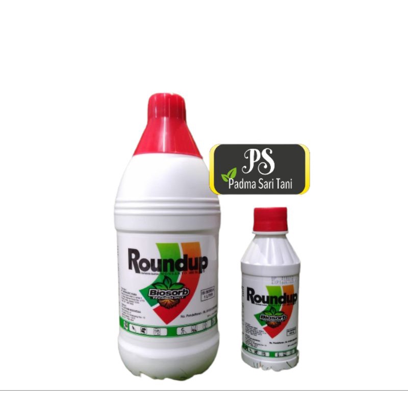 Jual ROUNDUP 200ml / ROUNDUP 1Liter PEMBASMI RUMPUT | Shopee Indonesia