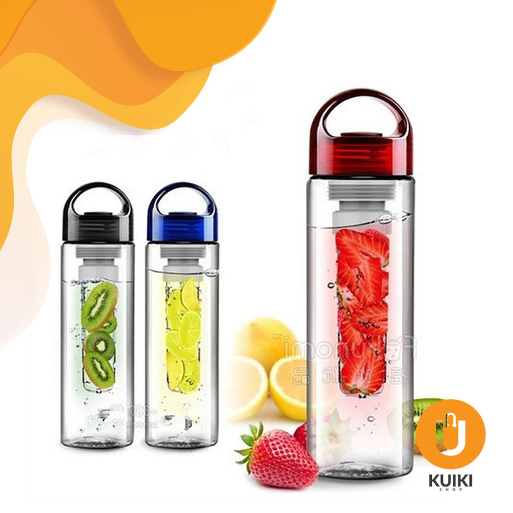 Jual KUIKI Botol Minum Tumbler Infused Water Tritan Water Bottle Fruit ...
