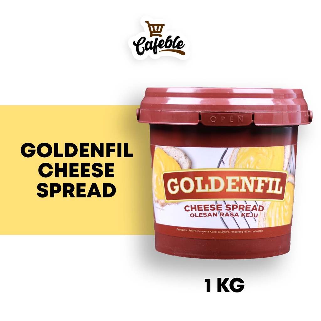 Jual Goldenfil Cheese Spread Selai Keju Kemasan 1 kg | Shopee Indonesia