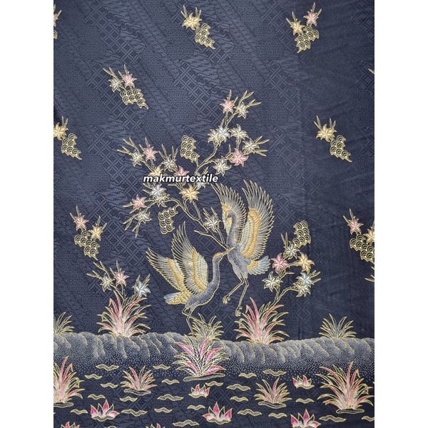 Jual Kain Batik Sutra Dobby Jaquard #4 / Batik Dobby / Batik Angsa ...