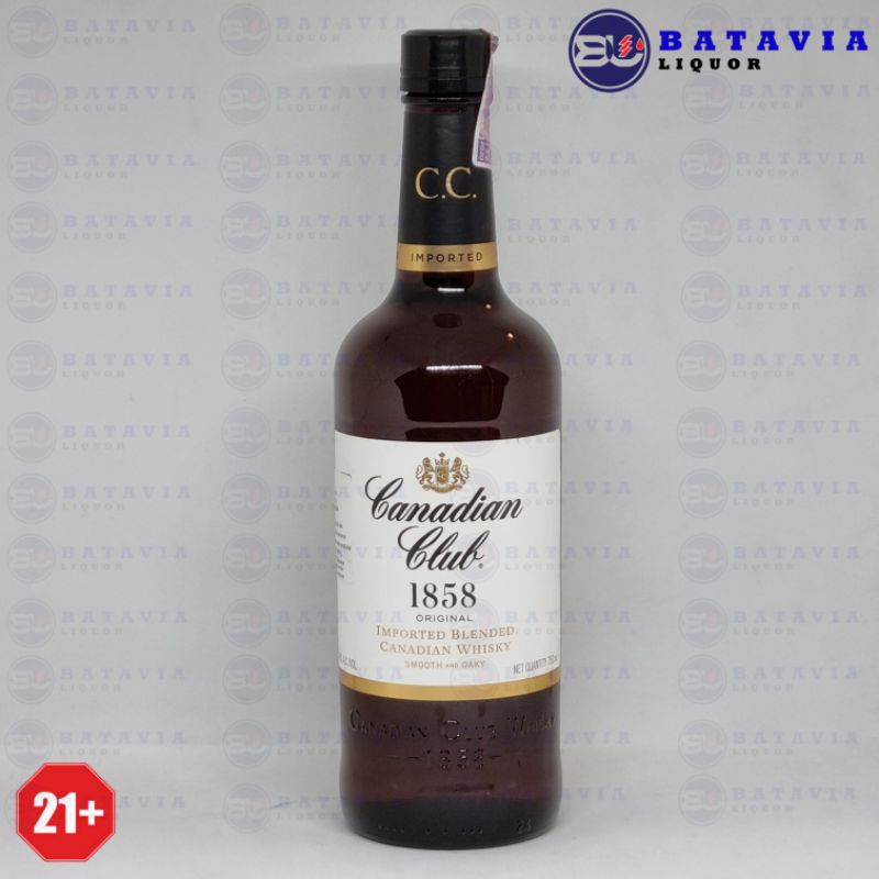 Jual Canadian Club Original 1858 Blended Canadian Whisky 750ml | Shopee ...