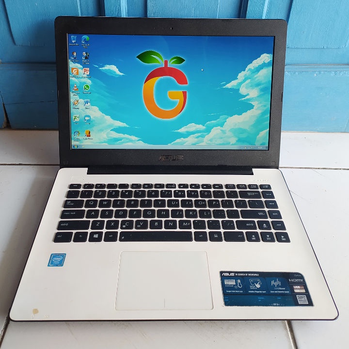 Jual Asus X453S Warna Putih Slim Tipis HDD 500GB RAM 2GB Intel Celeron ...