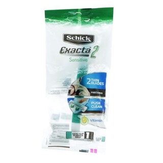 Jual Schick Pisau Cukur Exacta 2 Sensitive Hanger Hijau 1 pcs | Shopee ...