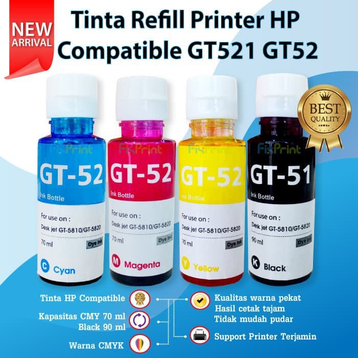 Tinta Refill Cartridge HP 680 682 678 802 803 Black Color Printer 2135 ...