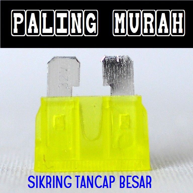 Jual Sikring Tancap Besar 20a Fuse Sekring Tancep 20 Ampere Amper ...