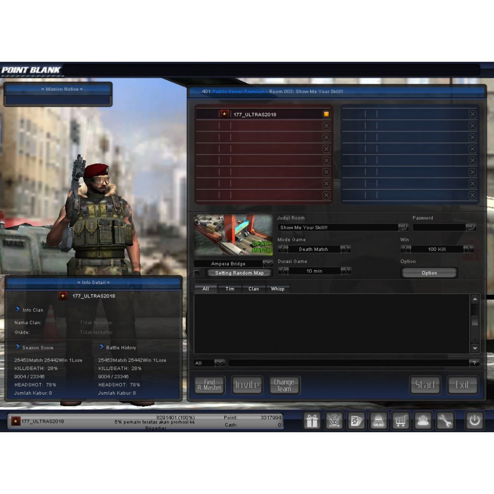 Jual POINT BLANK ZEPETO AKUN PB BINTANG1 - MAJOR G1 FULL TITEL -BINTANG ...