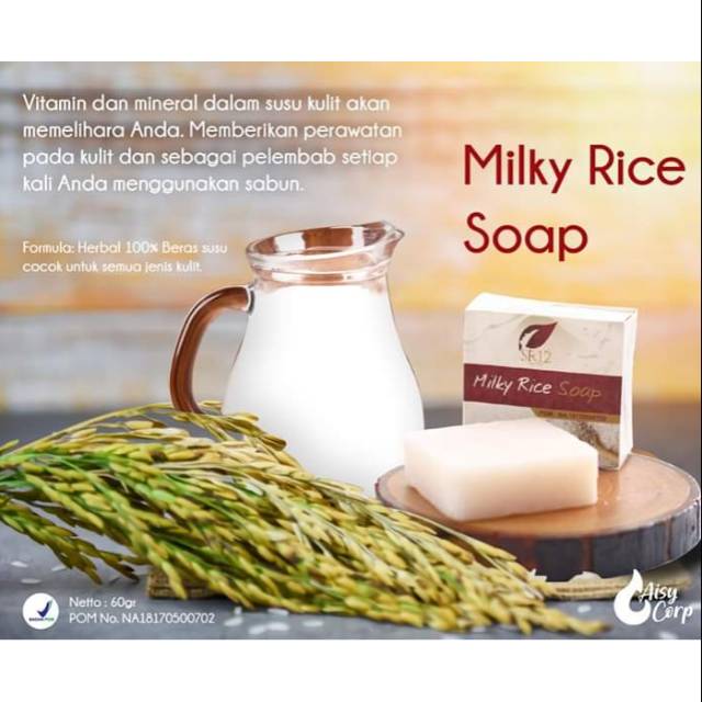Jual MILKY RICE SOAP SR12 | Shopee Indonesia