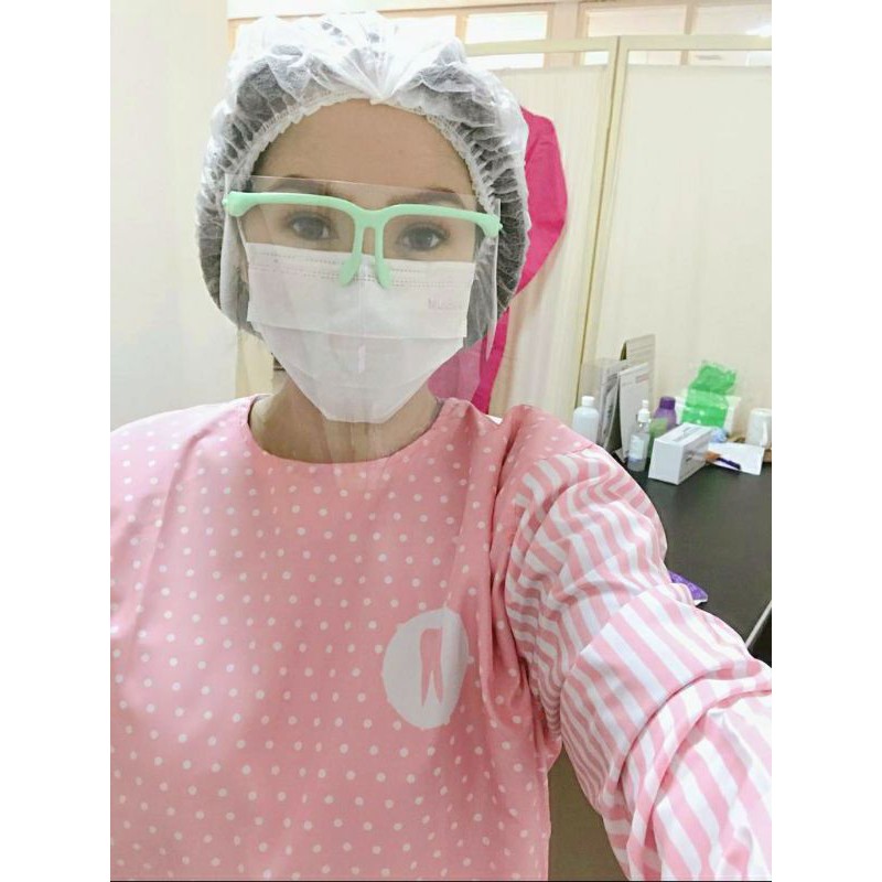 Jual APD MEDIS DOKTER/DRG/PERAWAT/GOWN TASLAN WATERPROOF MODIFIKASI ...