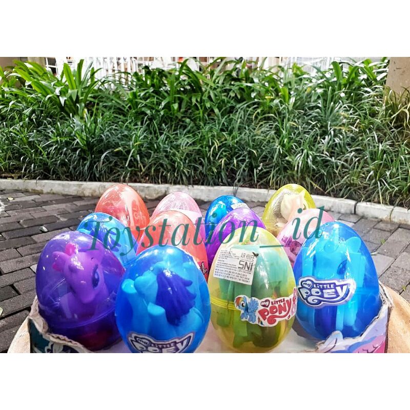 Jual Mainan telor teloran telur teluran surprise egg kuda pony lol ...