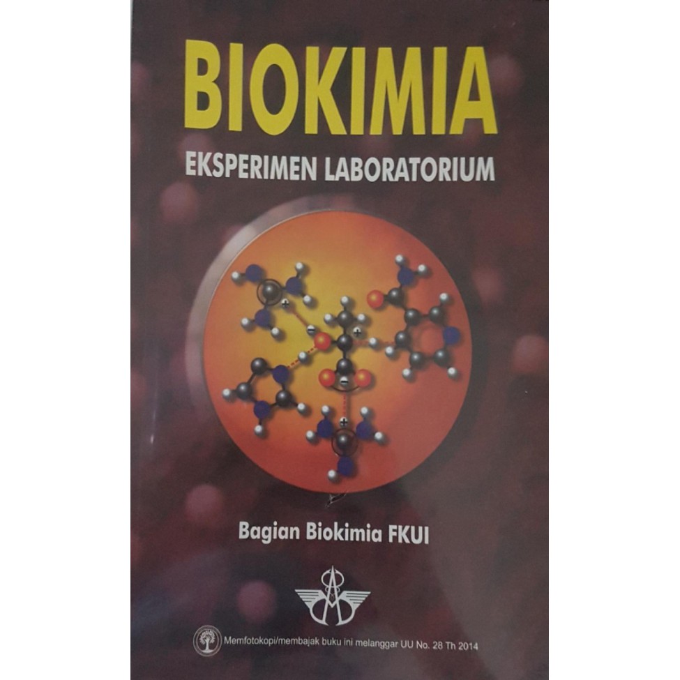 Jual Buku Kedokteran [ ORIGINAL ] Biokimia Eksperimen Laboratorium ...
