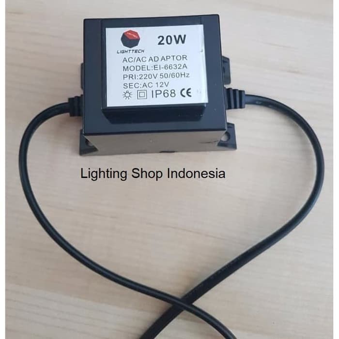 Jual Trafo lampu kolam RGB led 12v 20w adaptor waterproof ip68 ...