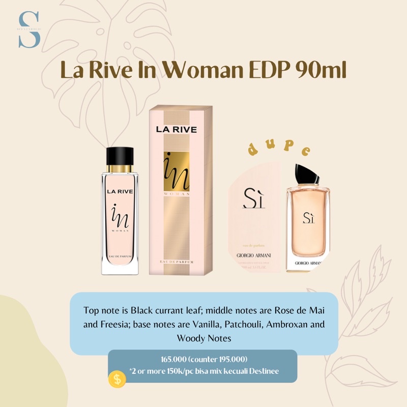 Jual La Rive In Woman EDP 90ml | Shopee Indonesia