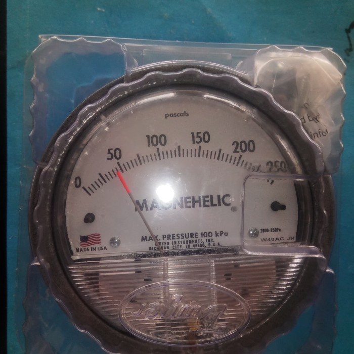 Jual Dwyer /Magnehelic 2000-250PA Differential pressure gage range0-250 ...