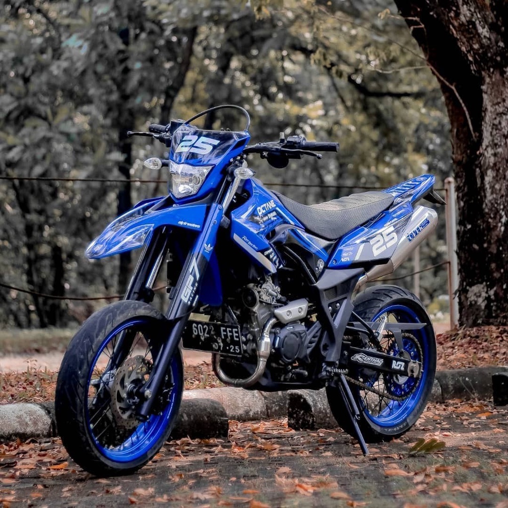 Jual DECAL KLX/GORDON / D'TRACKER /CRF (BISA RUBAH NAMA,NO,WARNA ...