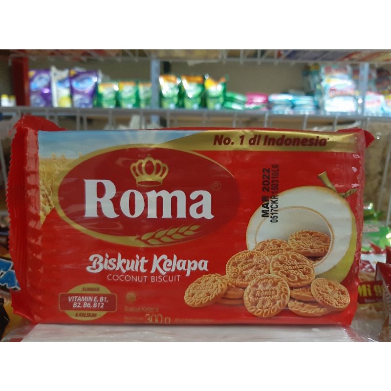 Jual ROMA BISKUIT KELAPA 300g | Shopee Indonesia