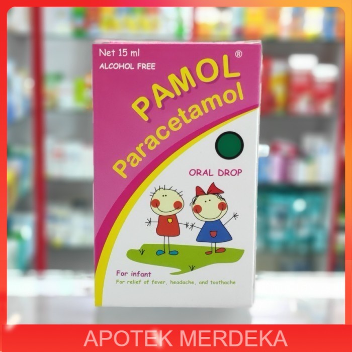 Jual Pamol drop parasetamol obat demam / paracetamol panas bayi ...