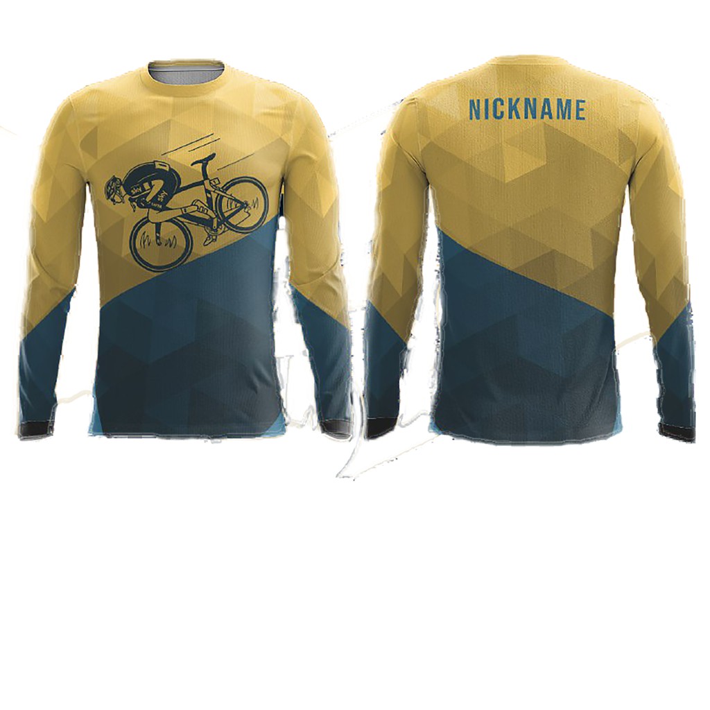 Jual Kaos Jersey Sepeda Lengan Panjang Costum Size XS - 6XL BX2943FP ...