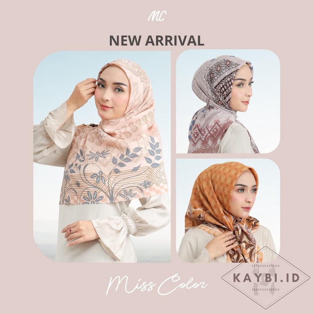 Jual VOAL MOTIF Premium Lasercut Jilbab Segiempat Miss COLOUR Indonesia ...