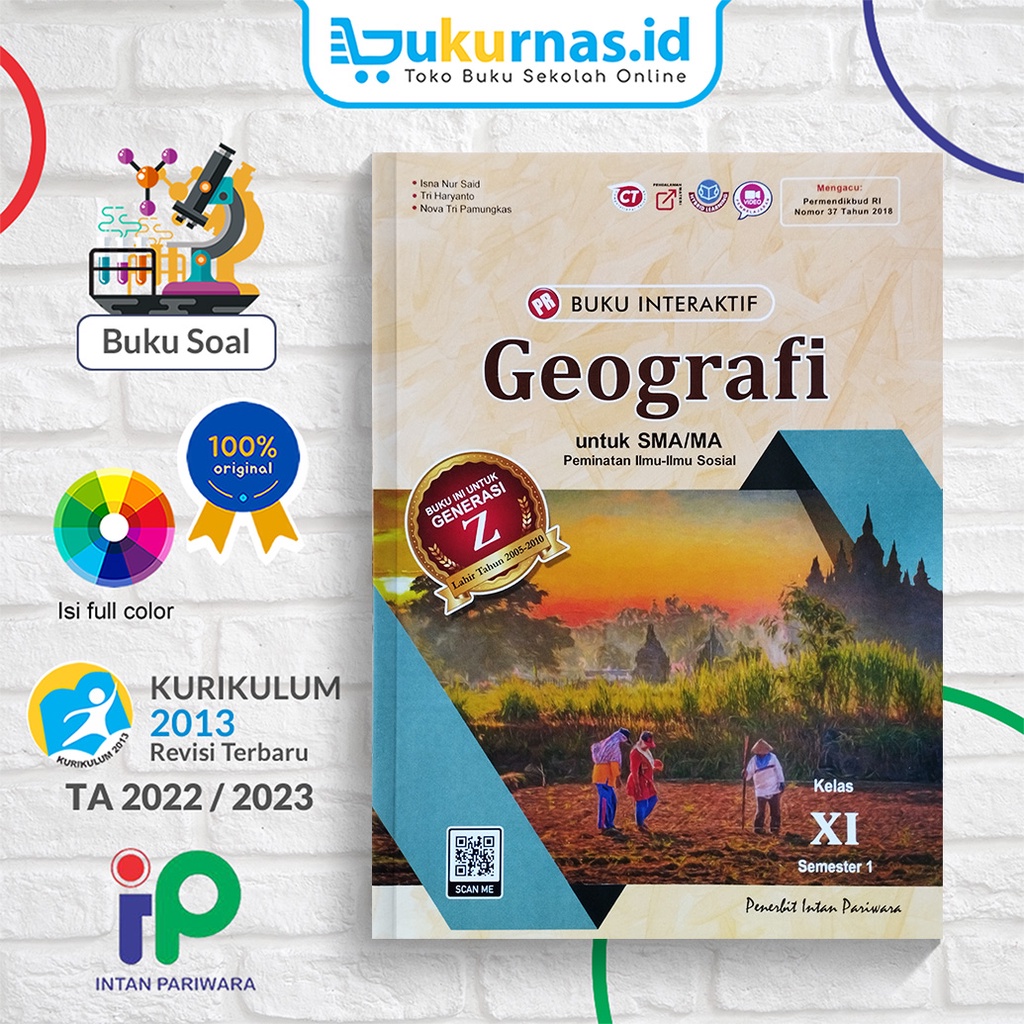 Jual Buku PR Interaktif Geografi SMA/MA Kelas 11 Semester 1 - Intan Pariwara | Shopee Indonesia
