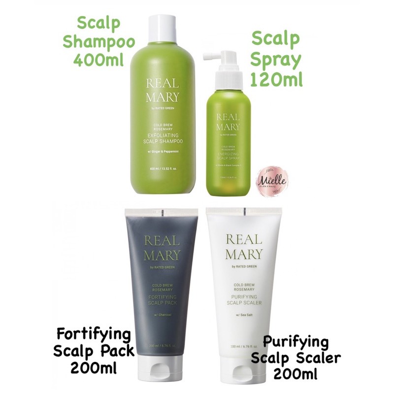 Jual REAL MARY Shampoo / Spray / Scaler / Scalp Pack ORI 100% | Shopee ...