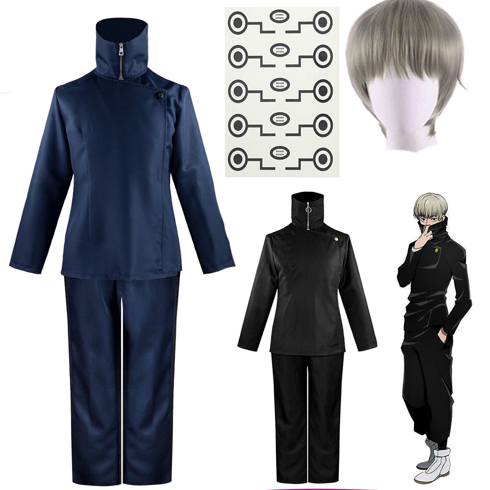 Jual Jujutsu Kaisen Tatoo Toge Inumaki Cosplay Costume Top Pants ...