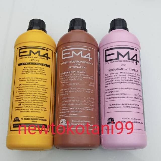 Jual Em4 1 liter pertanian - kuning , perikanan - pink , ternak ...
