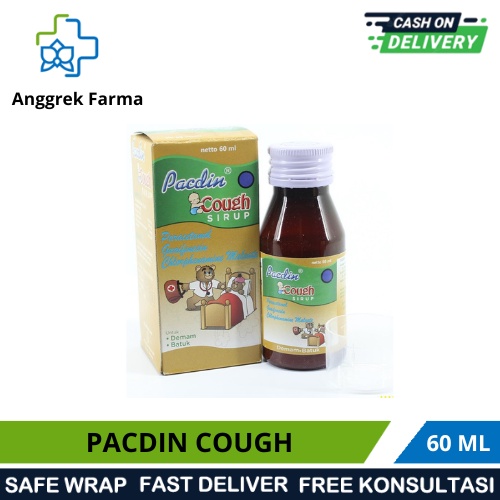 Jual PACDIN COUGH SIRUP/60 ML/OBAT BATUK BERDAHAK UNTUK ANAK/ DEMAM ...