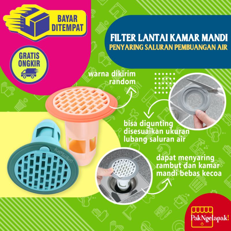 Jual BATHROOM DRAIN FILTER Penyaring Saluran Lubang Pembuangan Air ...