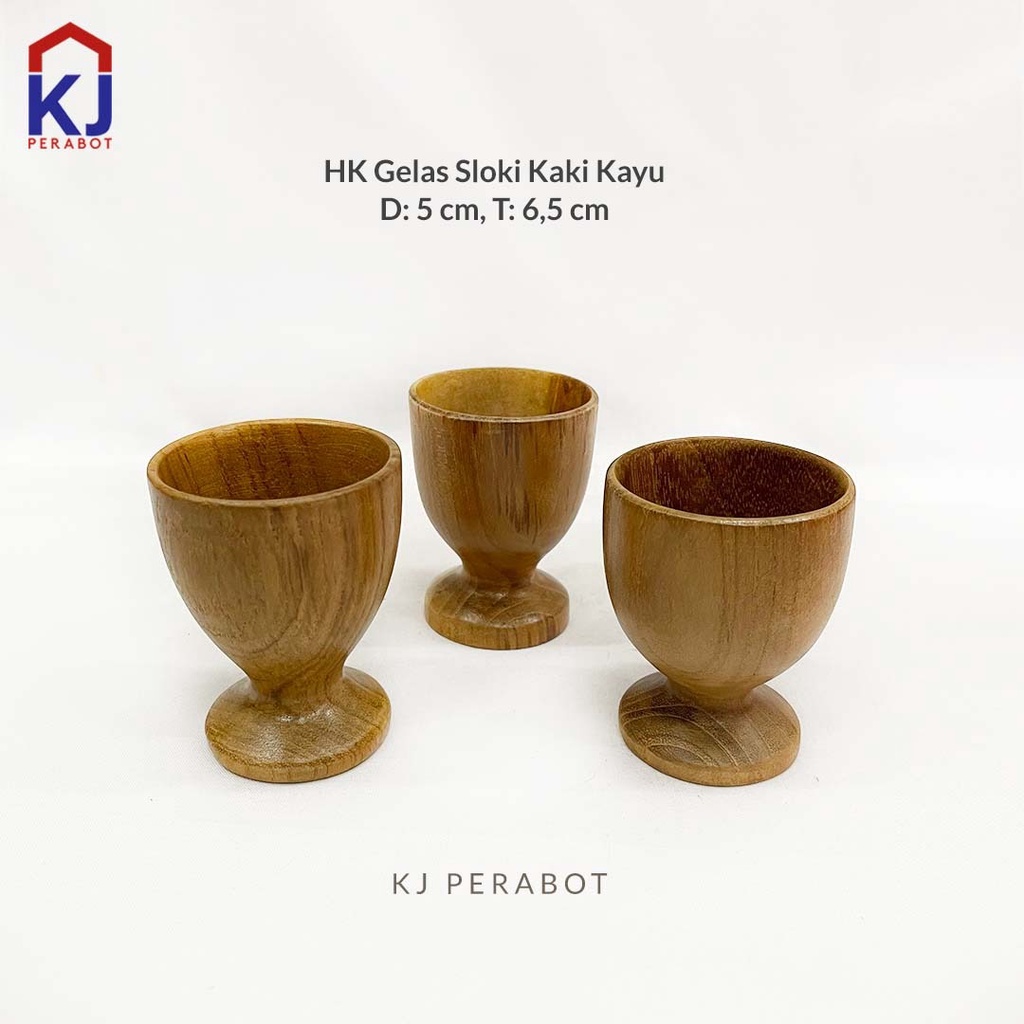 Jual KJ Perabot - Gelas Dan Cangkir Kayu Mini | Shopee Indonesia