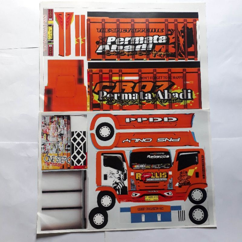 Jual stiker miniatur truk rollis | Shopee Indonesia