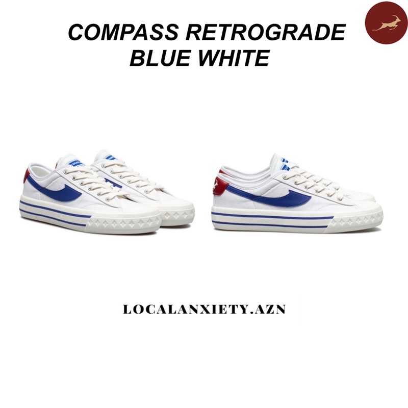 Jual COMPASS RETROGRADE BLUE WHITE | Shopee Indonesia