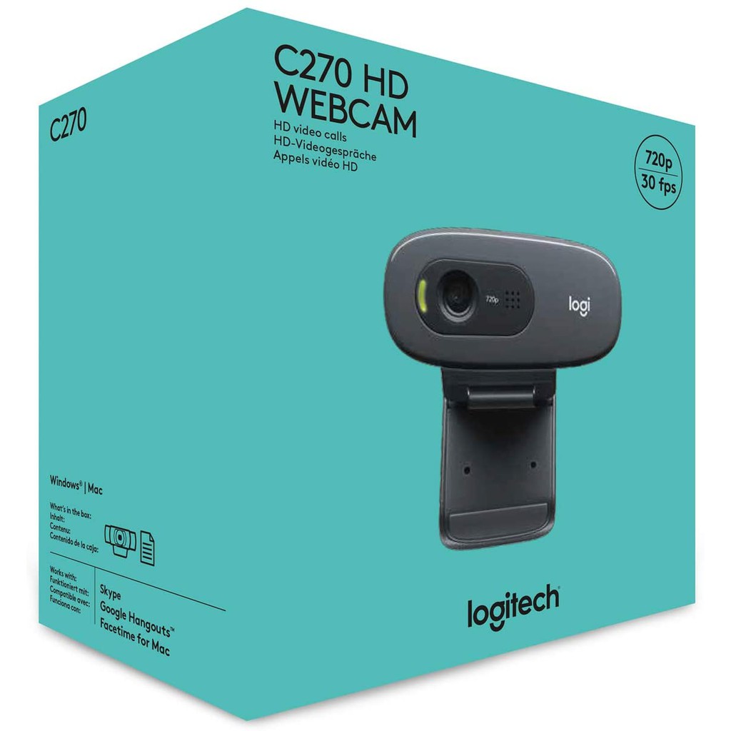 Logitech C270 Webcam 720p ORIGINAL & GARANSI RESMI | Shopee Indonesia